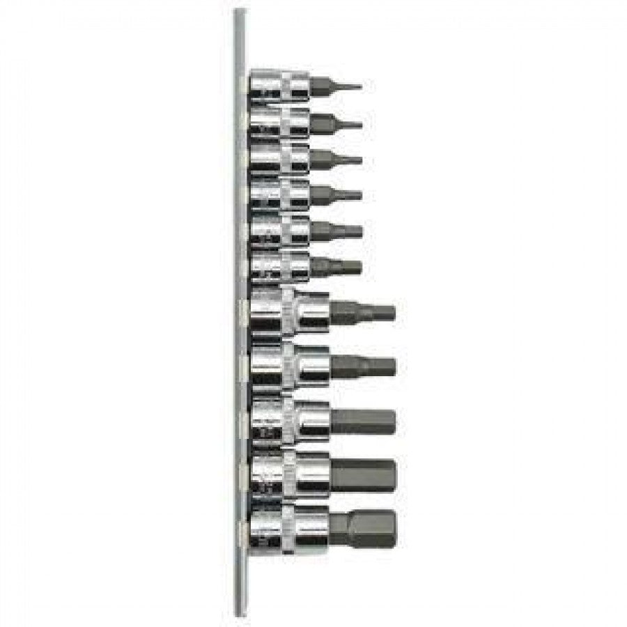 Socket Hex Bit Set Metric 11 Pce 1/4 Dr and 3/8 Dr PT11902 — Port ...
