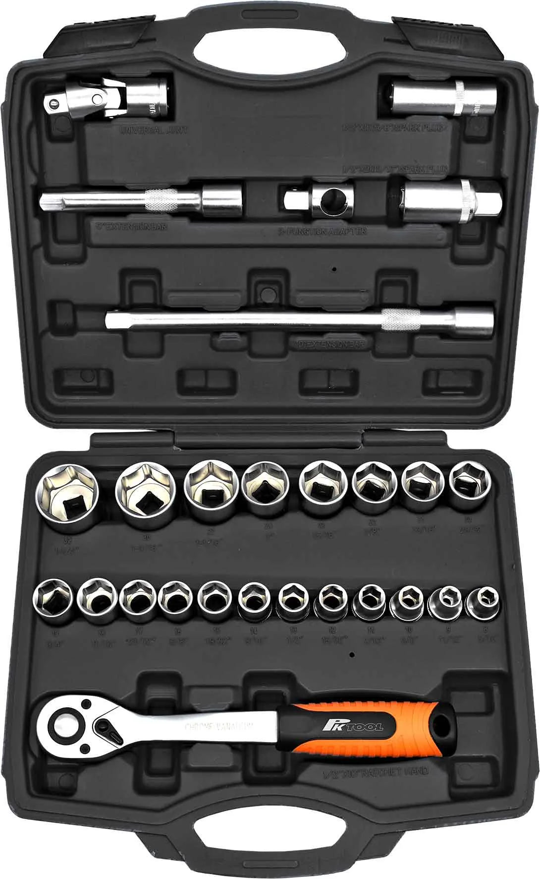 PK Tool 1/2"DR 27PC Socket Set - A03C00 — Port Kennedy Auto Parts ...