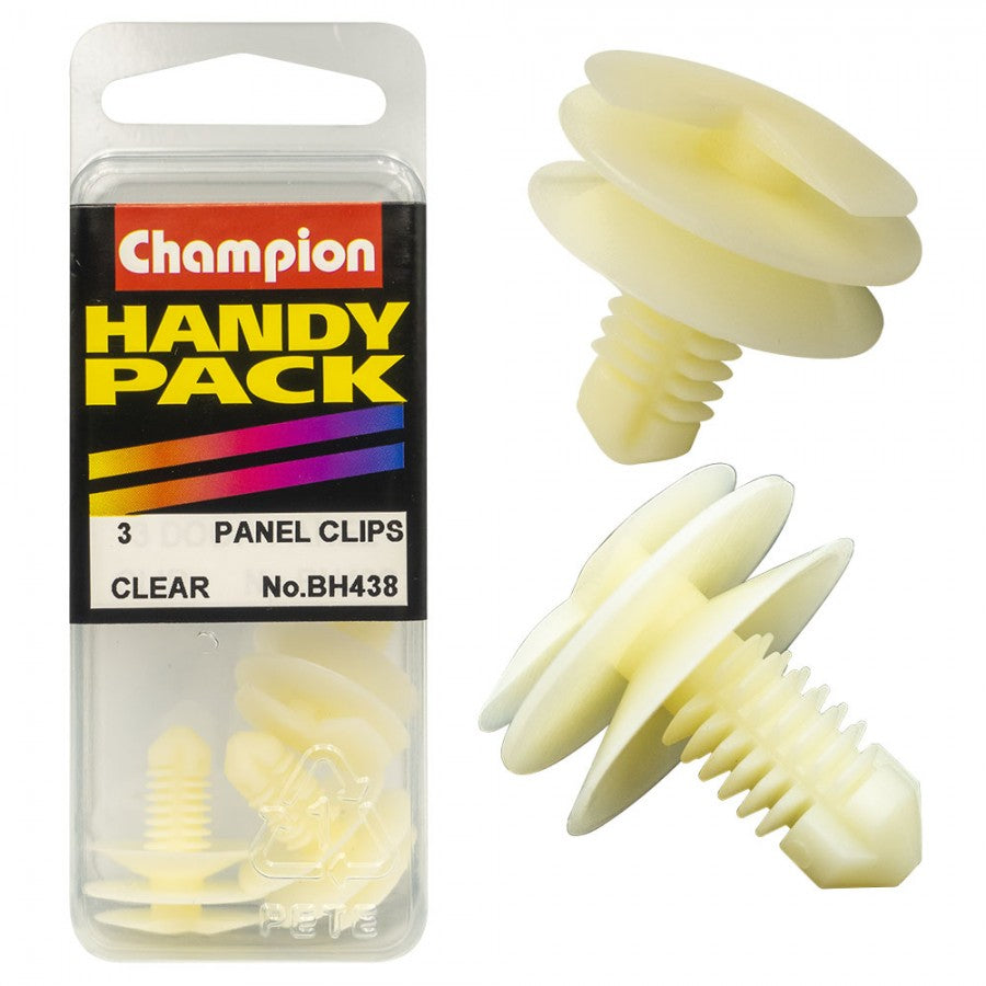 Handy Pack Champion Door Panel Clips White - BH438 — Port Kennedy Auto ...