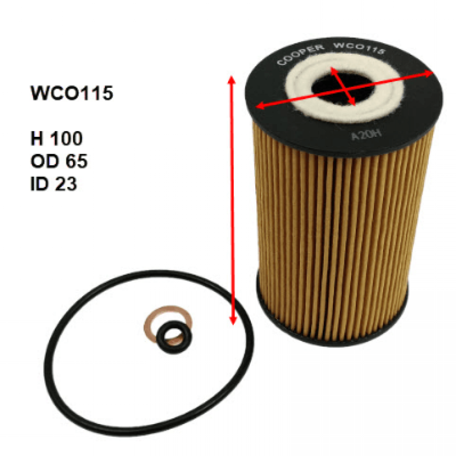 Oil Filter Cooper WCO115 (R2695P) — Port Kennedy Auto Parts & Batteries
