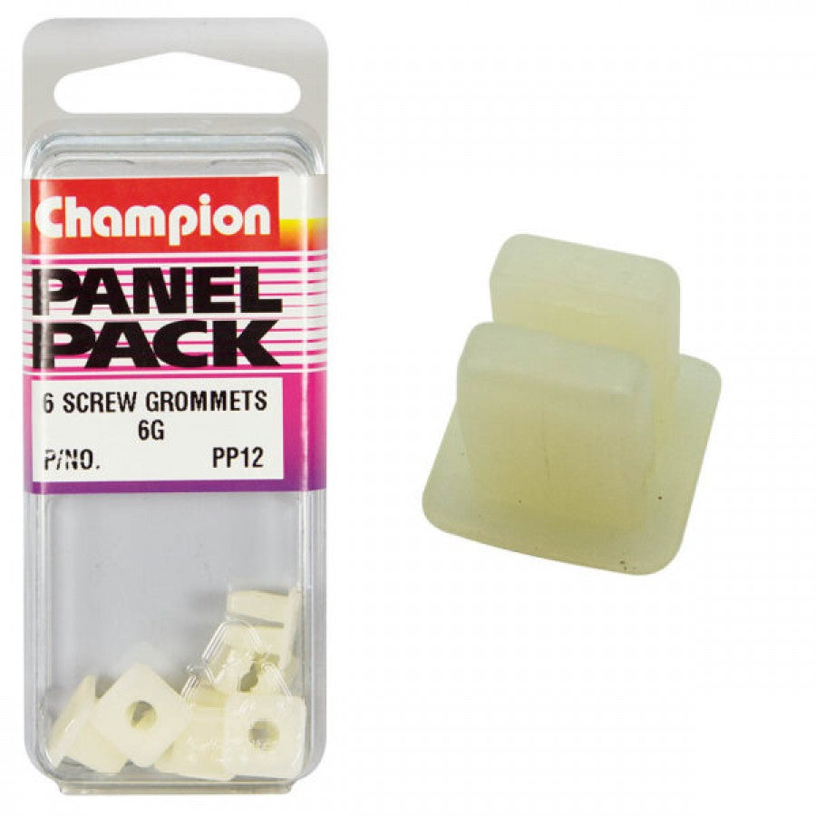 Panel Pack Champion Screw Grommets 6G - PP12 — Port Kennedy Auto Parts ...