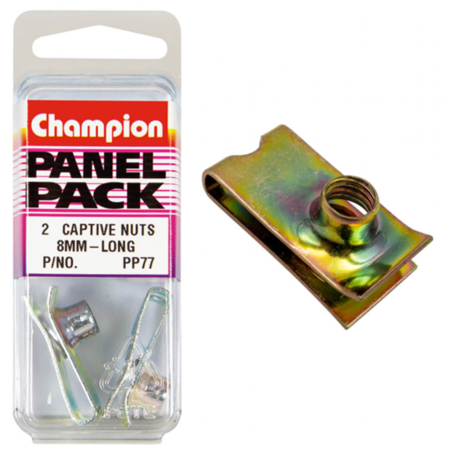 Panel Pack Champion M8 Long Captive Nuts - PP77 — Port Kennedy Auto ...
