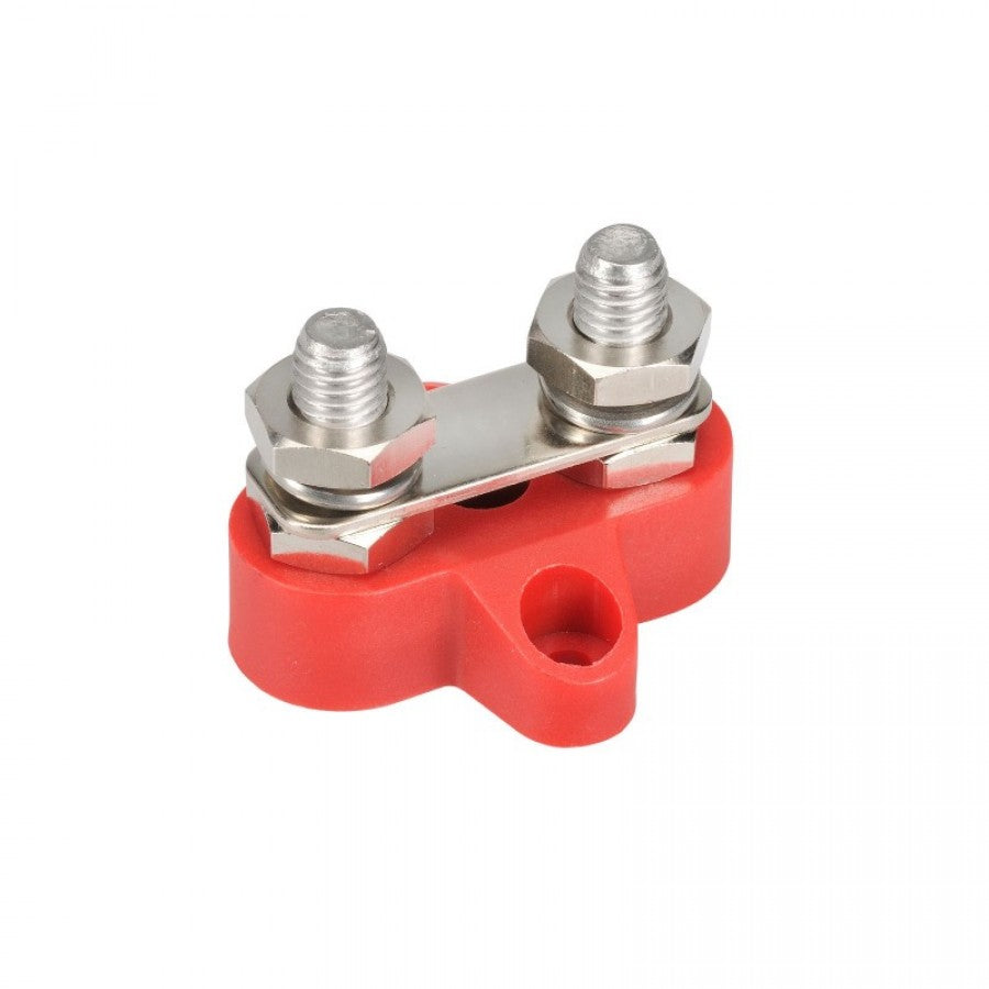 Narva Positive Dual Stud Bridged Distribution Post - M6 - Red 57014BL ...